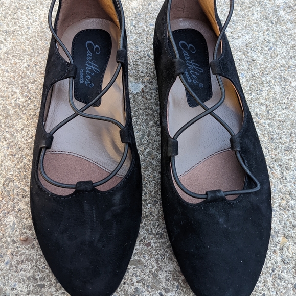 Earthies | Shoes | Earthies By Earth Black Leather Dress Shoes Size 6b ...